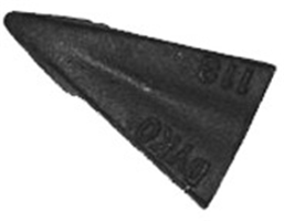 2 INCH WELD ON CHROME CHISEL POINT CAP - ToughAG