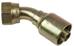 3/4 INCH HOSE X 1-3/16 ORFS FEMALE ELBOW - 45 SWIVEL - ToughAG