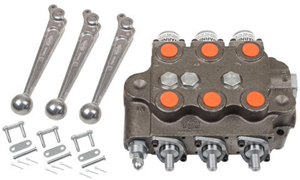 3 SPOOL HYDRAULIC VALVE - OPEN CENTER WITH FLOAT - ToughAG