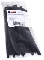 4 INCH BLACK ZIP TIE 18 LB. RATING - ToughAG